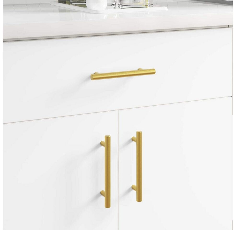 vidaXL Schrankgriff Gold 150mm Edelstahl, 510 St. (T-Bar) ab 139,99 ...