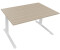 Soennecken Sitz-/Stehtisch Kufe Doppelsäule 1400x900mm, 645-1275mm ...