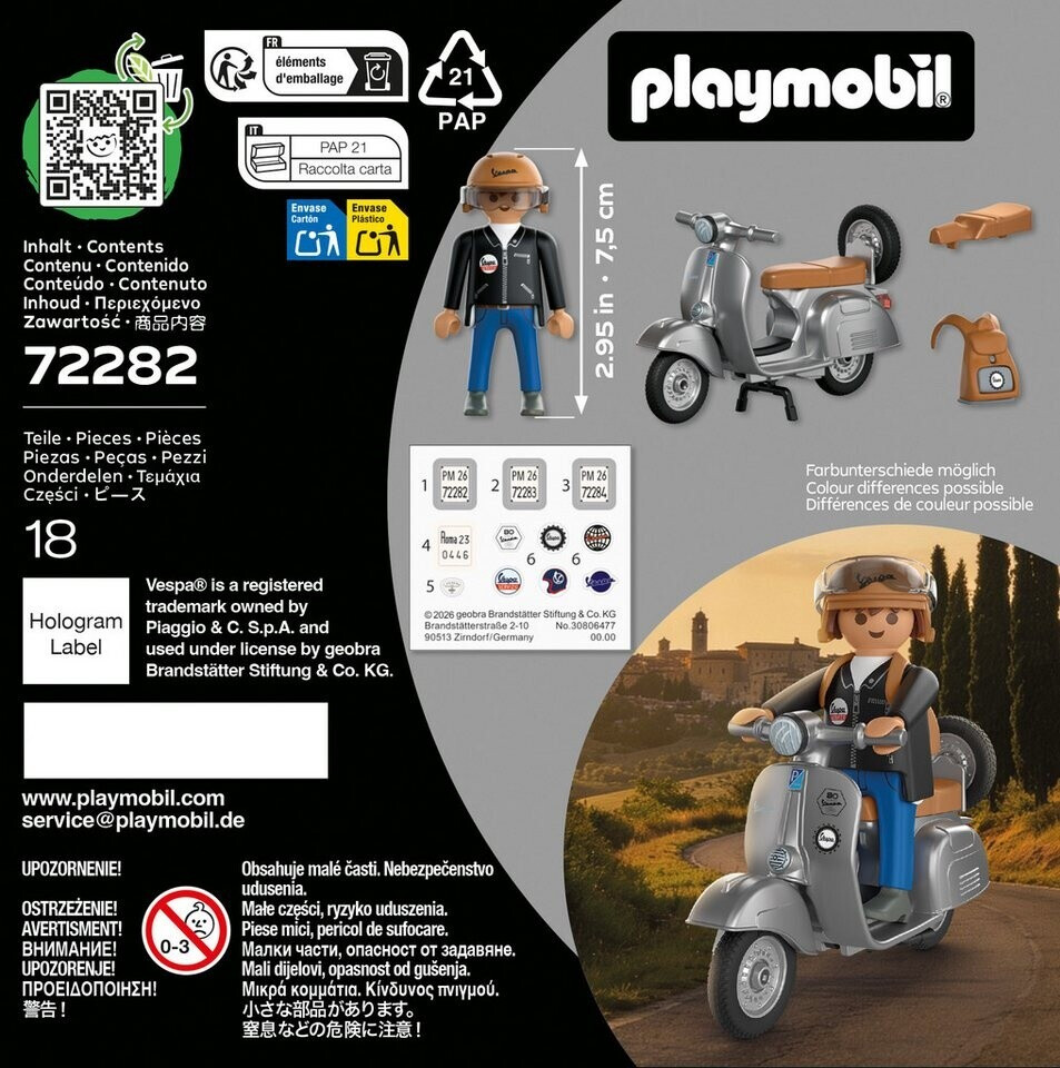 Playmobil 80 Jahre Vespa: Original Style (72282) ab 14,99 ...
