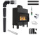 Kratki FLOKI Luftkamin 12kW Ø200 schwarz (FLOKI/L/PF/BLACK/ZESTAW1) ab ...