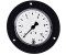 Riegler Standardmanometer Frontring schwarz, G 1/4 hinten, -1/0,0 bar ...
