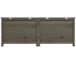 The Living Store Outdoor Kissenbox 150x50x56 cm Massivholz Tanne ...