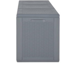 The Living Store Gartenbox 270 L PP Rattan grau ab 123,95 ...