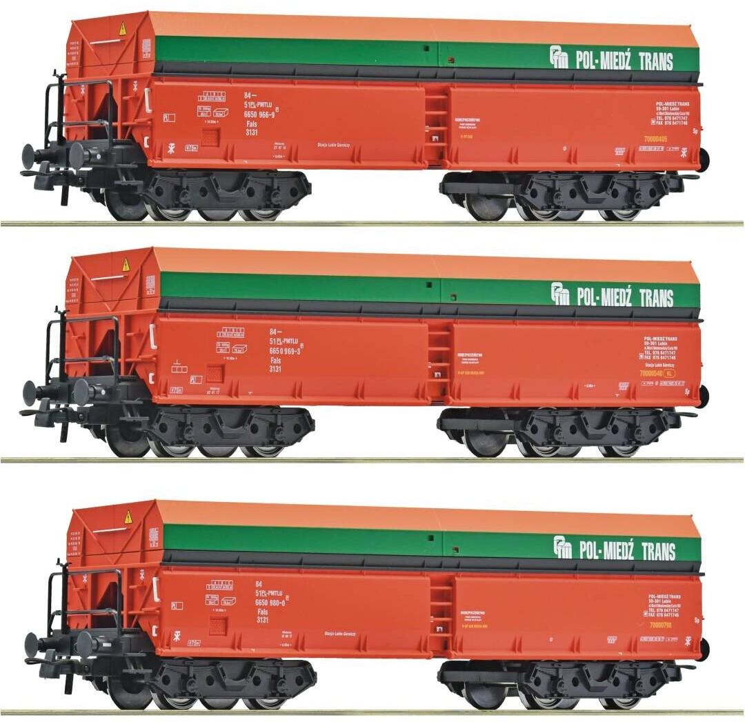 Roco 6600218 H0 3-tlg. Set: Selbstentladewagen Fals PMT Ep. VI ab 91,99 ...