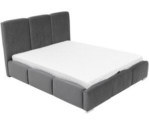 Mirjan24 Olweria Polsterbett mit Bettkasten, 160x200cm, Grau (Kronos 22 ...