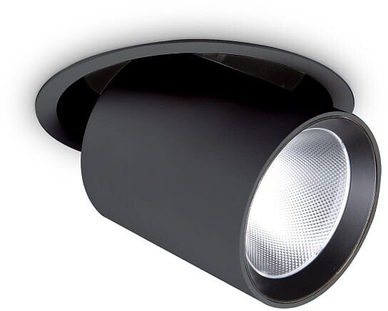 IDEAL LUX Nova LED Einbaustrahler 30W 3000K schwenkbar, Schwarz (248196 ...