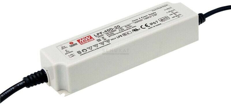 Mean Well LPF-40D-42 Driver LED Tensione/Corrente Costante 40W ...