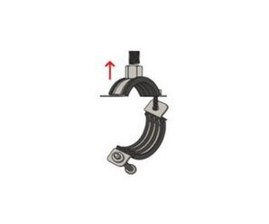 Fischer Massivrohrschelle FRSM 188-194 M10/M12 fvz, 10 St. (558540) ab ...