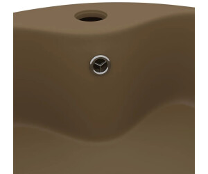 vidaXL Waschbecken mit Überlauf Matt Creme 36x13cm Keramik (147040) ab ...