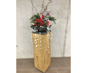 Vivanno Podest Rechteckig Holz Antikbraun 30x30x100cm (308570145100) ab ...