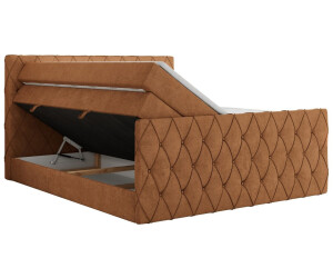 MKS Meble Miren King Duo Boxspringbett 140x200cm mit Bettkasten, Topper ...