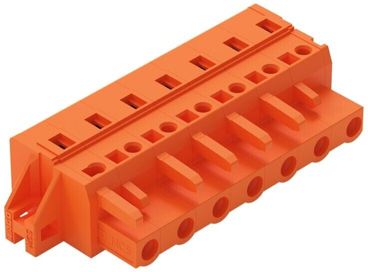 Wago 1-Leiter-Federleiste CAGE CLAMP® 2,5mm² orange (231-707/031-000 ...