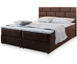 Masseno Kerlo Boxspringbett mit Bettkasten 180x200cm, Braun (COSMIC 800 ...
