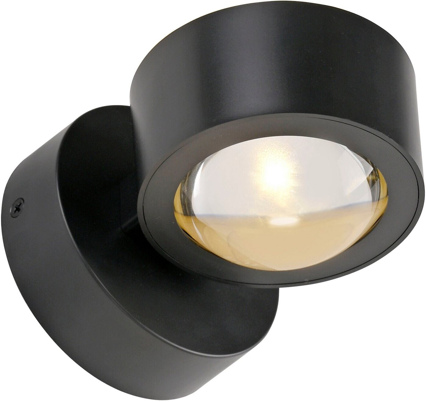 JUST LIGHT Akku-Chia LED-Wandleuchte schwarz dimmbar drehbar USB (19330 ...