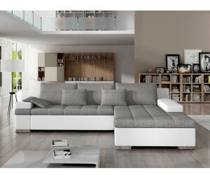 Mirjan24 Bangkok Ecksofa L-Form mit Schlaffunktion und Bettkasten, 6 ...