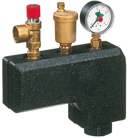 Viessmann Kleinverteiler KV1-A mit Armaturen, Sicherheitsventil 3bar ...