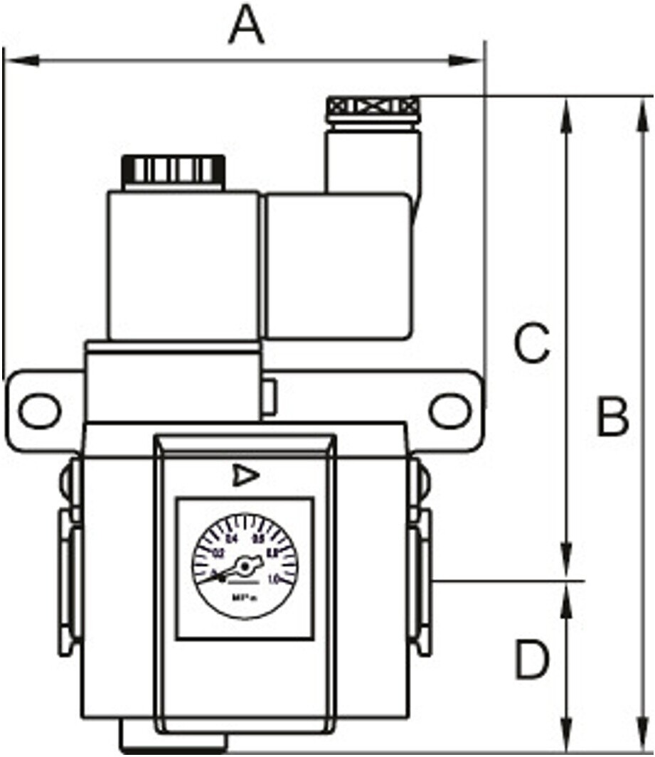 Riegler G-mini 3/2-Wege-Anfahrventil 230V AC 50Hz G 1/4 (GA 06.1) ab 49 ...