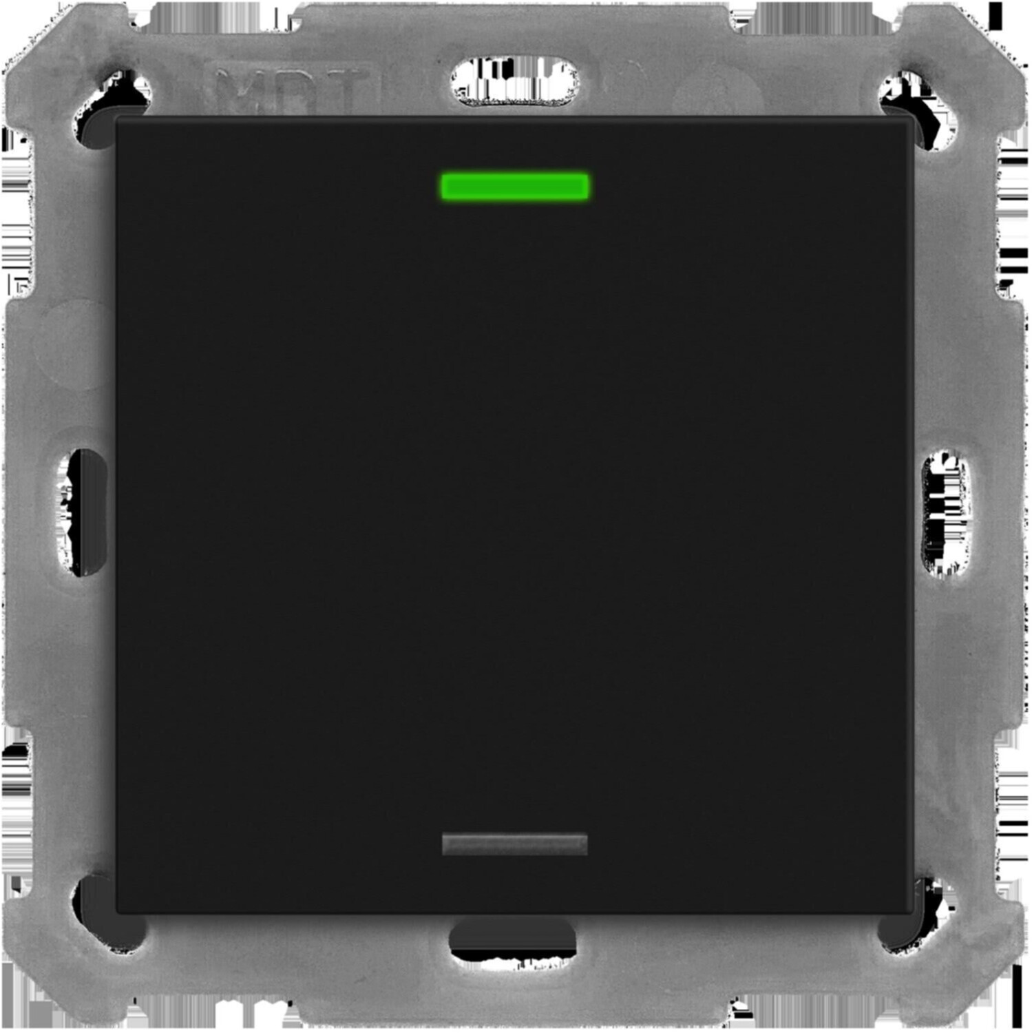 MDT Taster Light 55 1-fach KNX RGBW Schwarz matt (BE-TAL55T106.01) ab ...