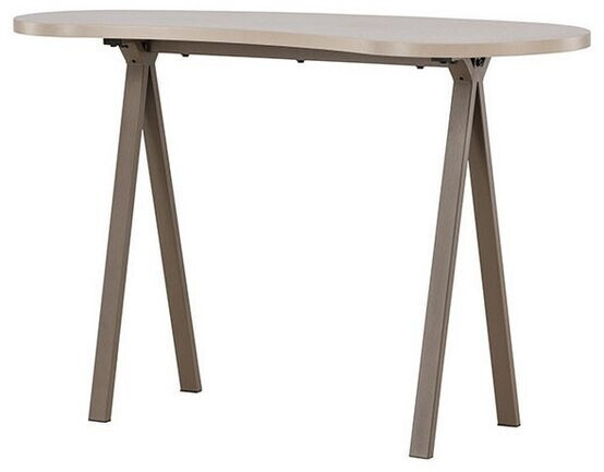 Venture Home Holmestrand Schreibtisch MDF & Stahl 75x50x115cm Beige ab ...