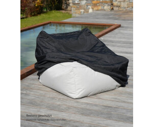 mokebo Der Sunnyboy Sitzsack mit Hocker, Outdoor Textil, Anthrazit ...