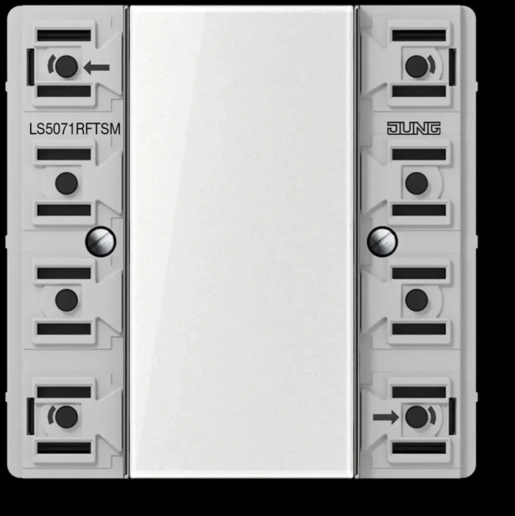 Jung Bike LS5071RFTSM KNX RF Funk-Wandsender-Modul 1-fach, transparente ...