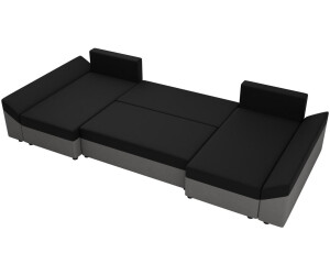 Mirjan24 Dante U Lux Ecksofa U-Form mit Schlaffunktion und Bettkasten ...