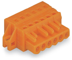 Wago 1-Leiter-Federleiste CAGE CLAMP® 2,5mm² orange (231-321/031-000 ...