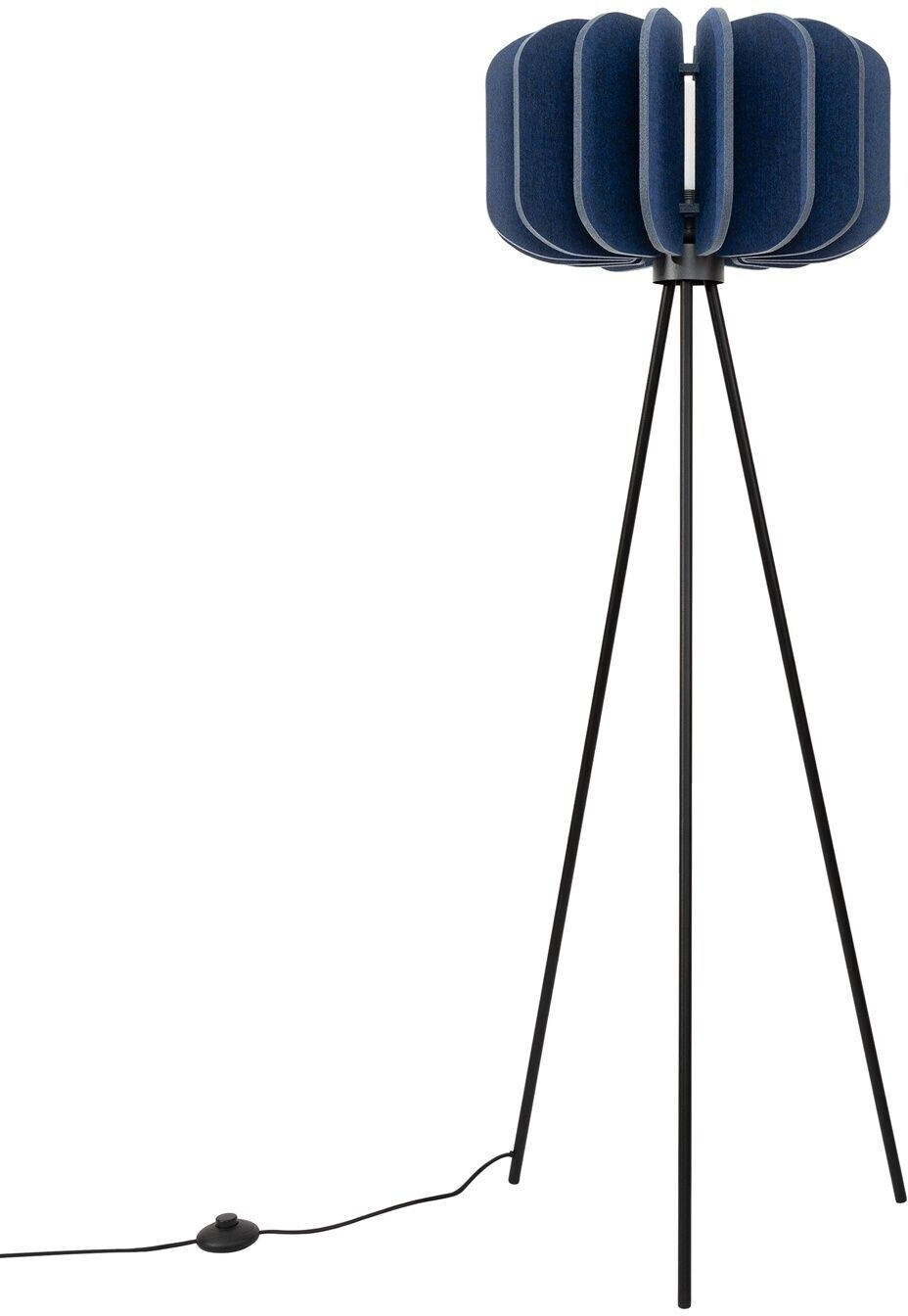 Sollux Mula Stehleuchte Tripod Filz Marineblau E27 134cm (SL.1865) ab ...