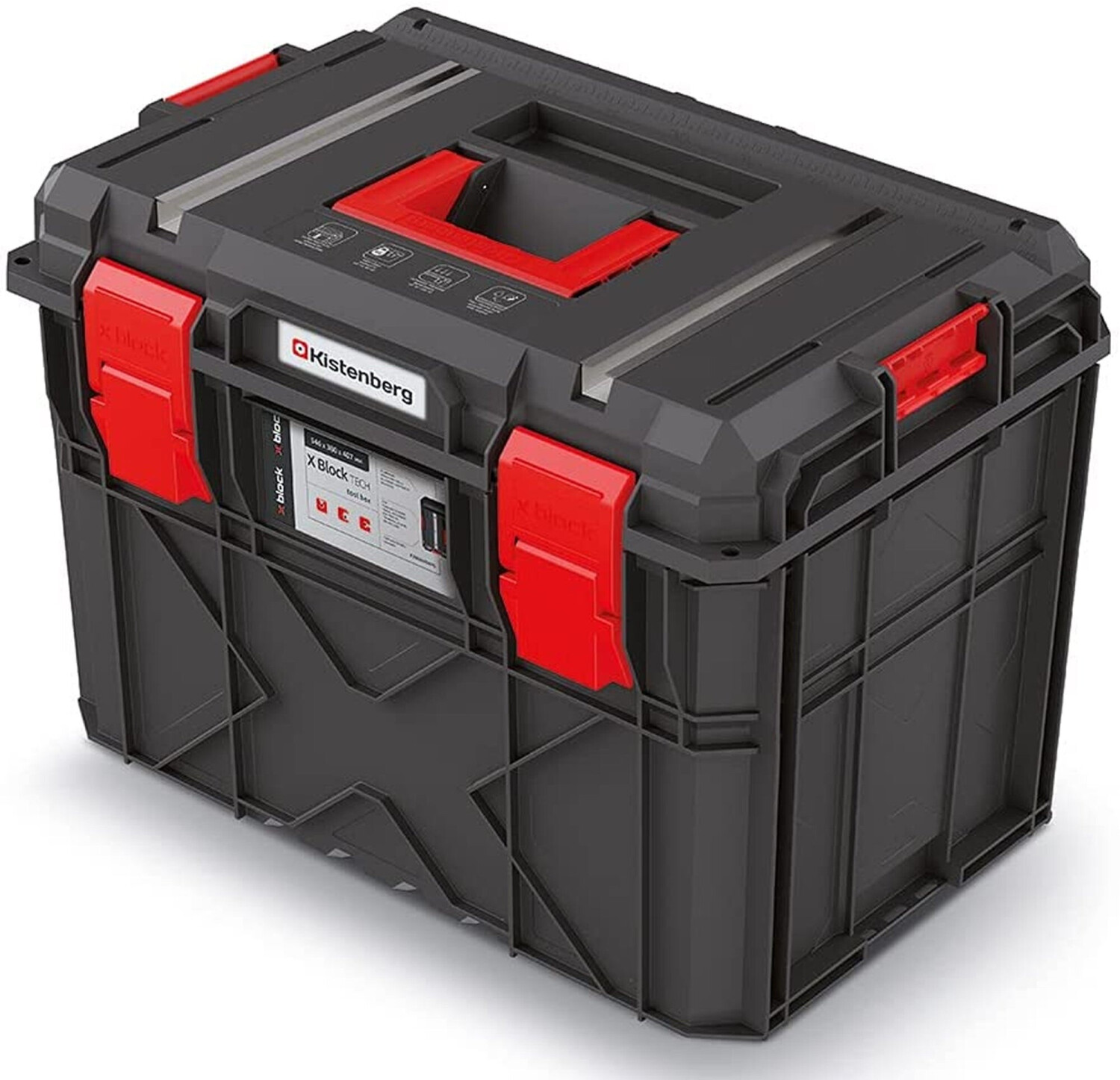 Prosperplast XBlock Modularer Rollender Werkzeugkoffer, Polypropylen ...