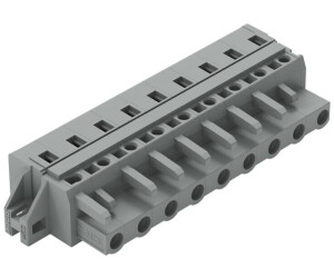 Wago 1-Leiter-Federleiste CAGE CLAMP® 9-polig 2,5mm² grau (231-209/027 ...