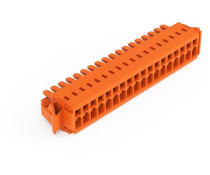 Wago 1-Leiter-Federleiste CAGE CLAMP® 1,5mm² orange (734-218/037-000 ...