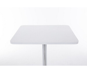 CLP Stehtisch eckig, Holzplatte & Metallgestell, weiß, 60x60x108cm ab ...