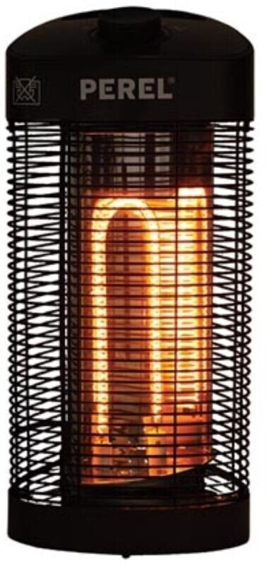 Perel Mobiler Terrassenheizer 1200W, 2 Heizstufen, IP34, 120 ...