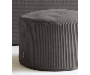 mokebo Der Faule Lenz Pouf Cord, rund, Anthrazit, 60x40cm ab 79,99 ...