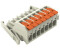 Wago 1-Leiter-Federleiste Push-in CAGE CLAMP® Hebel, lichtgrau (831 ...
