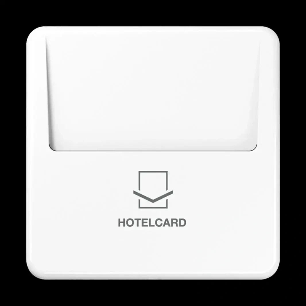 Jung Bike Hotelcard-Schalter Serie CD, Thermoplast, alpinweiß, ohne ...