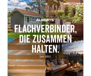 Alberts Flachverbinder T-Form sendzimirverzinkt 160x142x45mm 20er-Set ...