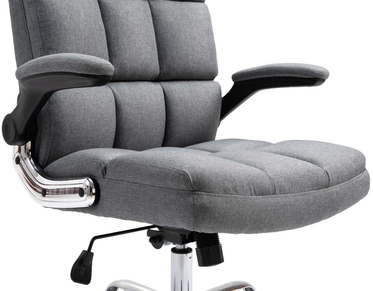 MCW Bürostuhl MCW-J21 Stoff höhenverstellbar, arretierbare Wippmechanik ...