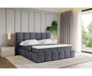 ALTDECOR Auri Boxspringbett mit Bettkasten, Velours, 120x200cm, H3 ...
