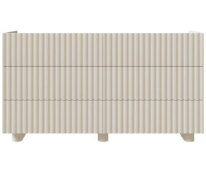 Selsey Fiorra Kommode 6 Schubladen Push-to-Open 147cm Greige (Fiorra ...