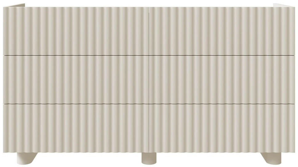 Selsey Fiorra Kommode 6 Schubladen Push-to-Open 147cm Greige (Fiorra ...