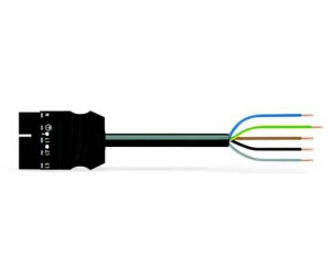 Wago Konfektionierte Anschlussleitung Cca Stecker 1m schwarz (771-9395/ ...