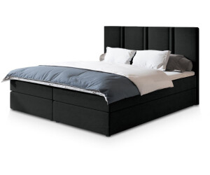 Masseno Lario Boxspringbett 140x200cm mit Bettkasten, Matratze & Topper ...