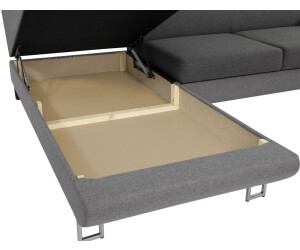 Mirjan24 Fonti Cord Ecksofa L-Form mit Schlaffunktion und Bettkasten ...