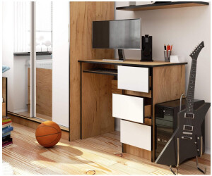 Akord Furniture Factory A6 Schreibtisch 3 Schubladen, 90x50x77cm, Craft ...