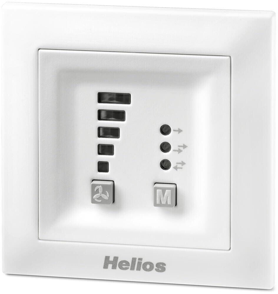 Helios KWL 45 BEU Bedienelement 5 Stufen, 3 Betriebsarten, LED (03041 ...