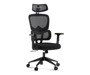 SENSE7 Veno Ergonomischer Bürostuhl Netzrücken, verstellbare Kopfstütze ...