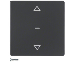 Berker KNX-RF Jalousie-Taste quicklink Q.1/Q.3 Anthrazit samt (85245226 ...