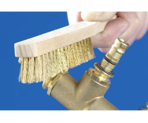 Pferd HBFM 40 Handbürste für Feinmechaniker 4-reihig Messing-Draht Ø0 ...