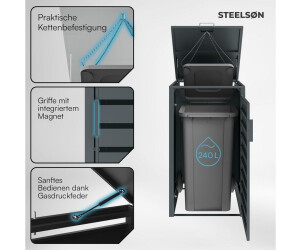 Steelsøn Kestra Mülltonnenbox 1er bis 240L Anthrazit ab 319,99 ...